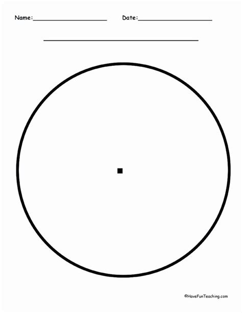 Circle Graph Template