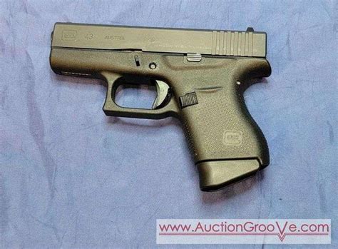 Glock 43 Single Stack 9mm Semi Automatic Pistol With Striker Fired