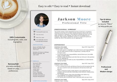 Executive CV Template Word Resume Templates For Executives Modern Resume Template Word Resume