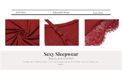 Avidlove Chemise For Women Modal Sexy Sleepwear Slip Sleep Nightgown