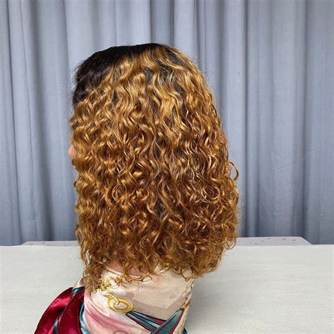Ombre Funmi Hair Amazing Curl Wig Natural Straight Hair Raw Hair