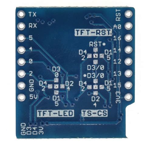 TFT I2C Connector Shield WEMOS Documentation