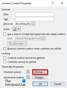 How To Change The Tick In A Check Box In Word