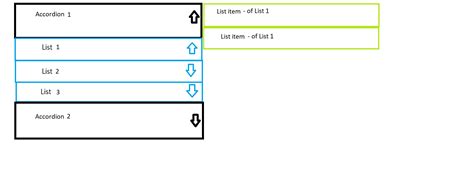How I Can Have The Accordions Open Lists To The Bottom Normally And