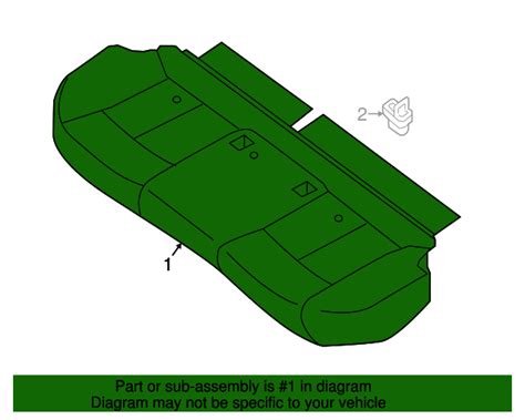 88300 3yu6c Cushion Assembly 2016 2019 Nissan Sentra Nissan Parts