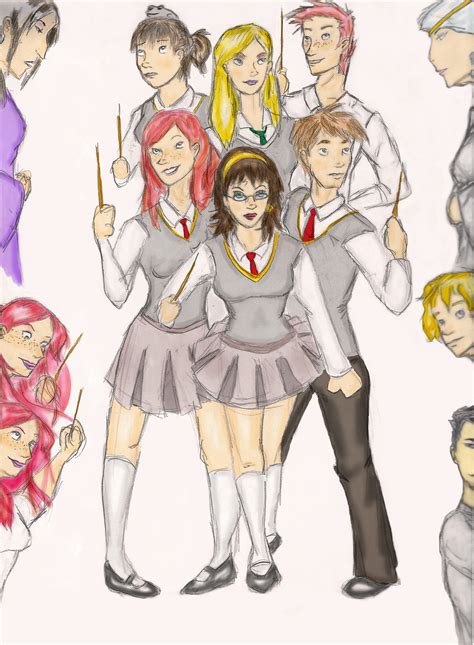 HP Gender Bend In Color By Kimbawest On DeviantArt