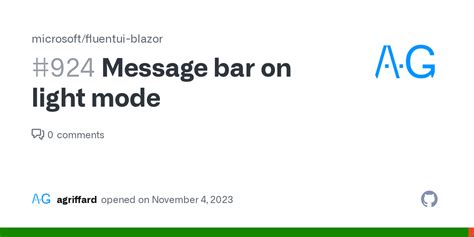 Message Bar On Light Mode · Issue 924 · Microsoftfluentui Blazor · Github