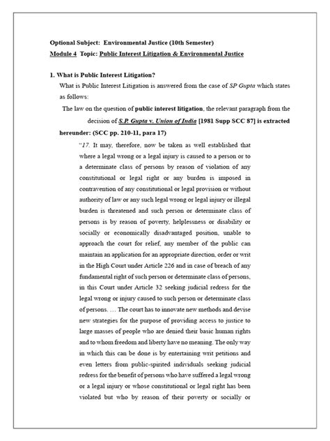 Case Extract Pdfpil And Environmentanirudh V Mcd And Noise Pollution Pdf Nuisance Justice