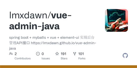 GitHub lmxdawn vue admin java spring boot mybatis vue element ui 实现后台管理API接口 https