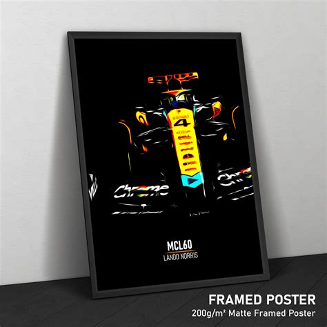 Mclaren Mcl60 Lando Norris 2023 Formula 1 Print Illustratedtracks