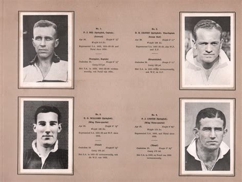 The South African 1937 Rugby Touring Team Auction 108