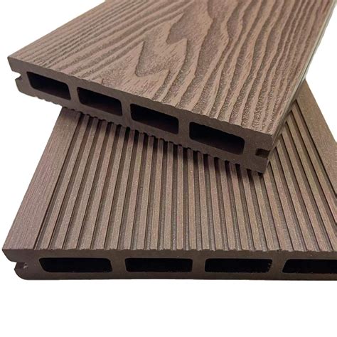 Wpc Decking 3d Surface Outdoor Wooden Flooring Wpc Composite Decking Wpc Floor Hollow Decking