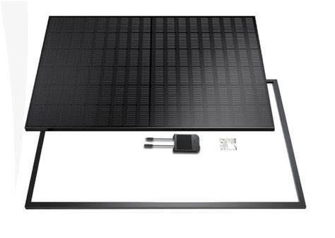 All Black Solar Panels With Integrated Cell String Optimizers Pv