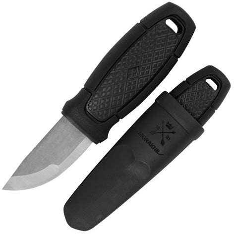 Нож в поясных ножнах Eldris Mora из нержавеющей стали черный цена