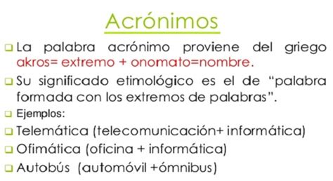 Diferencia Entre SIGLAS Y ACRÓNIMOS Resumen Con EJEMPLOS Y 40 OFF