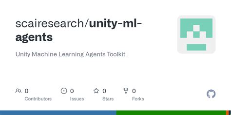 Github Scairesearchunity Ml Agents Unity Machine Learning Agents