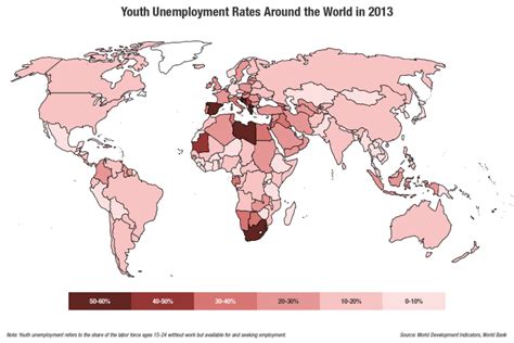 Which Countries Have The Highest And Lowest Youth Unemployment Rate