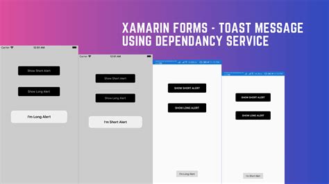 Toast In Xamarin Forms