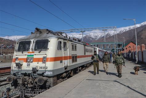 Train To Kashmir Bogie Trains Trial Run Successful On Katra