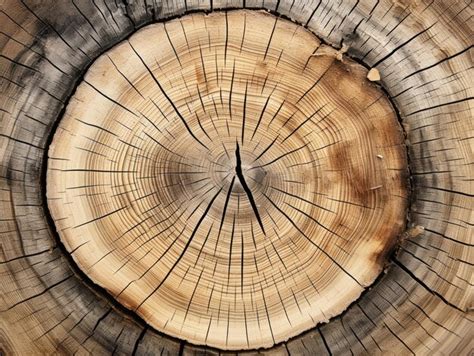 Premium Ai Image Pine Log Background Closeup Of Pine Tree Trunk Cut In Tree Rings Natural Wood