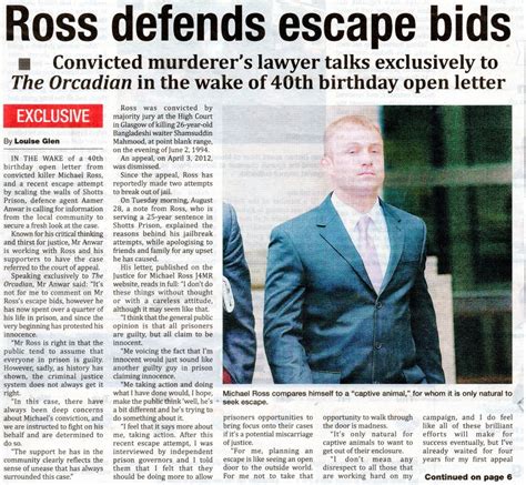 Media J4mr Justice 4 Michael Ross