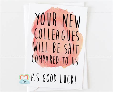 Funny Coworker Farewell