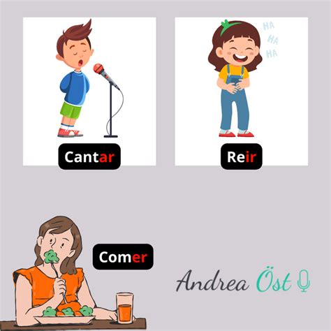 Ficha Sobre Verbos Ar Er Ir Andrea Ostele
