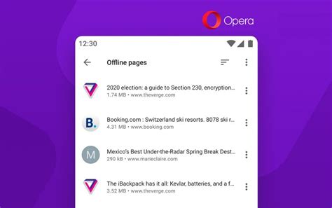 Opera For Android Update Brings Improved Data Saving Mode Better Offline Pages And More