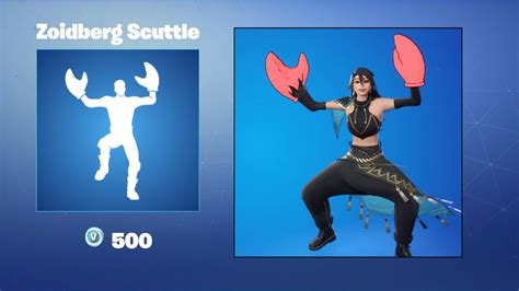 Zoidberg Scuttle Fortnite Emote Youtube