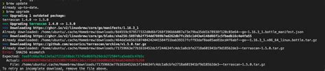 Brew Upgrade Fails From 140 150 · Issue 701 · Tenableterrascan · Github
