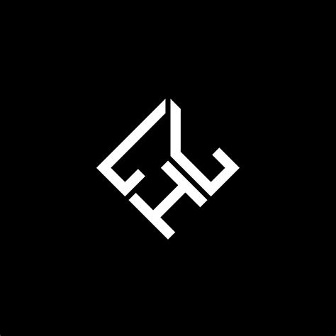 Lhl Letter Logo Design On Black Background Lhl Creative Initials