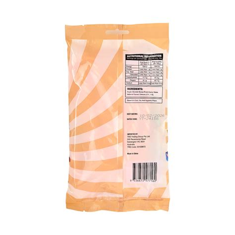 Candy Cane Peach 168g 14pk The Reject Shop
