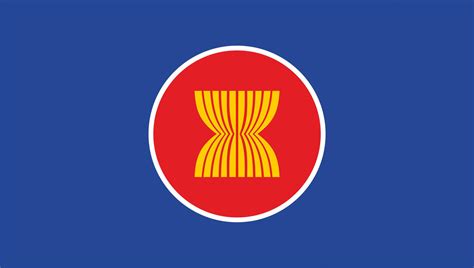 Флаг АСЕАН Ассоциации государств Юго Восточной Азии продажа цена в Алматы Флаги и гербы от