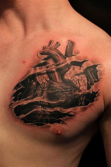 Heart Skin Rip By John Lally Tattoonow