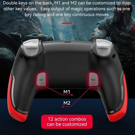 P06 Wireless Bluetooth Gamepad For Ps4 Switch Computer Tv Steel Gray