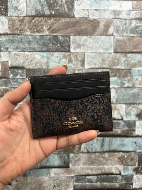 Coach Slim Card Case Womens Fashion Bags And Wallets Wallets And Card