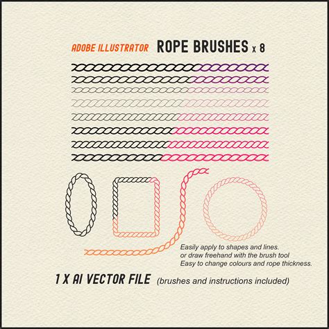 How To Draw Rope In Illustrator