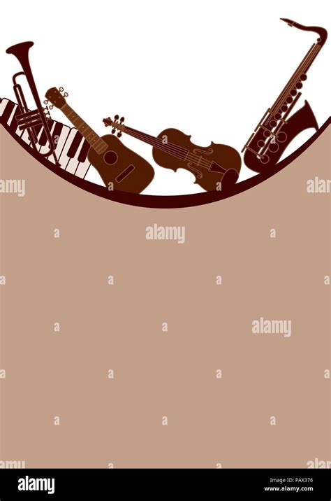 Music Instruments Poster Stock Vector Image And Art Alamy