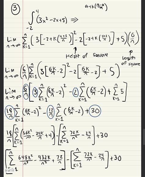 Calculus 1 Area Approximation How Can I Use The Definition Of A