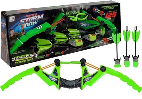 Zestaw Łuk 3 Strzały Sportowy Zielony 58 cm lean Sklep EMPIK