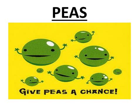 PPT PEAS PowerPoint Presentation Free Download ID 2680465