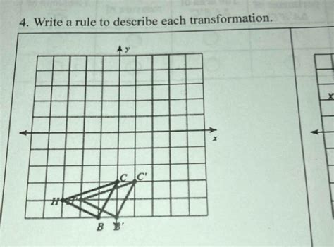 Write A Rule To Describe Each Transformation