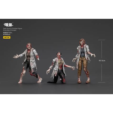 Joy Toy Dark Source Zombie Female Scientists 125 Scale Action Figure 3