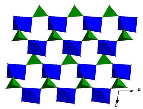Fig S30 Polyhedral Representation Of The Magnesium Phosphate Layer In