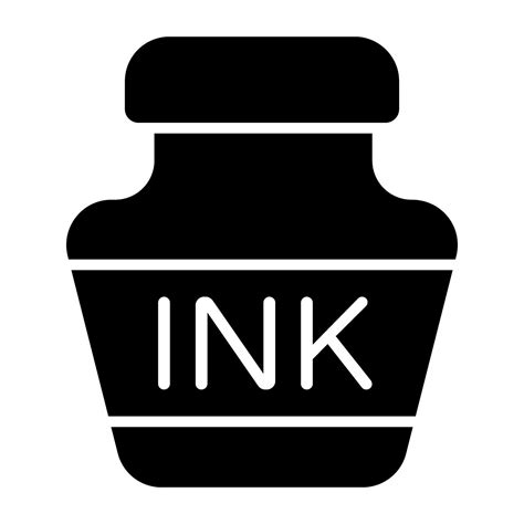 A Trendy Vector Design Of Ink Bottle 41030899 Vector Art At Vecteezy