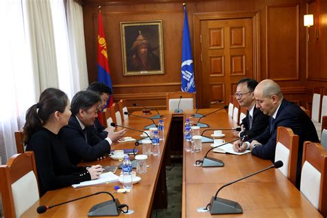 Монголбанкны Ерөнхийлөгч Б Лхагвасүрэн ОУВС гийн Суурин төлөөлөгчидтэй