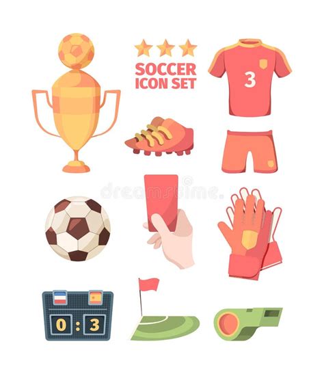Soccer Ball Goalkeeper Gloves Grass Stock Illustrations 74 Soccer