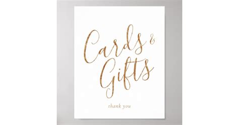Elegant Gold Calligraphy Cards And Ts Sign Zazzle