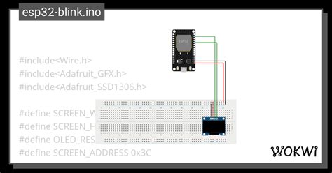 Test With Oled Display Wokwi Esp32 Stm32 Arduino Simulator