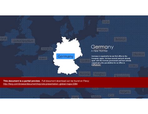 Global Maps Keynote Presentation PPT Slide Deck
